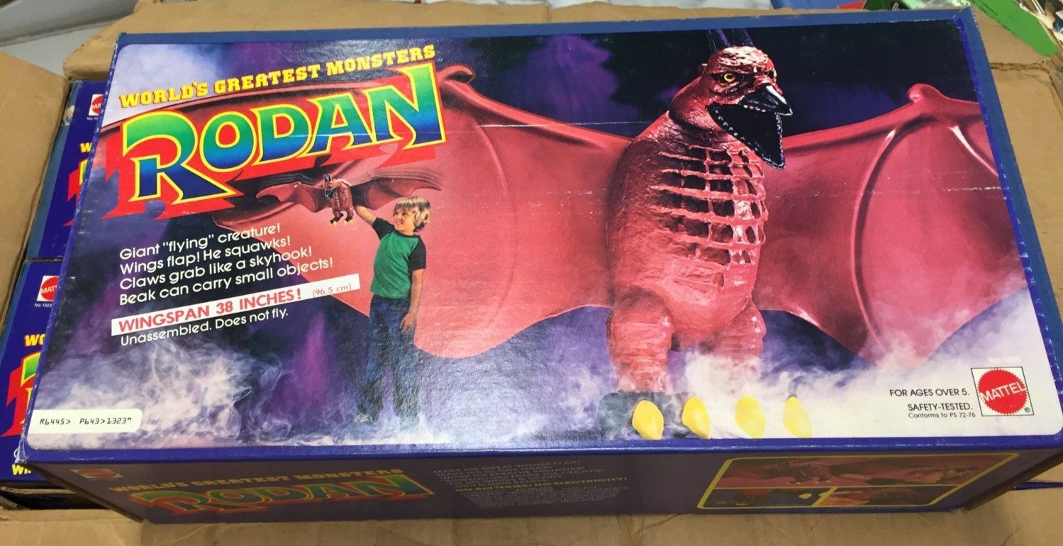 THE BASEMENT TOY BOX: Mattel's Rodan - David's Basement of the Bizarre