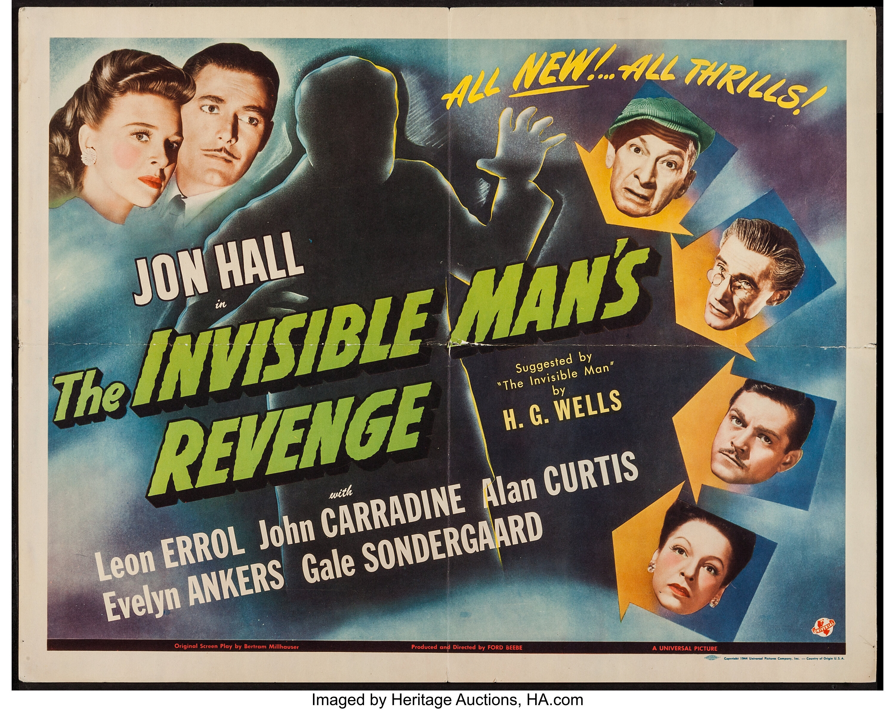 This Saturday on Svengoolie (March 2, 2024): THE INVISIBLE MAN'S ...