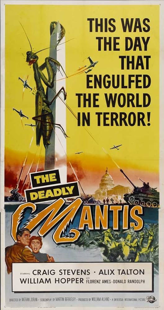 This Week on Svengoolie (April 12, 2025): THE DEADLY MANTIS - David's ...